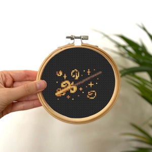 20 Tiny Cross Stitch Magic Brooms Set , Mini Cross Stitch RPG Bundle ...