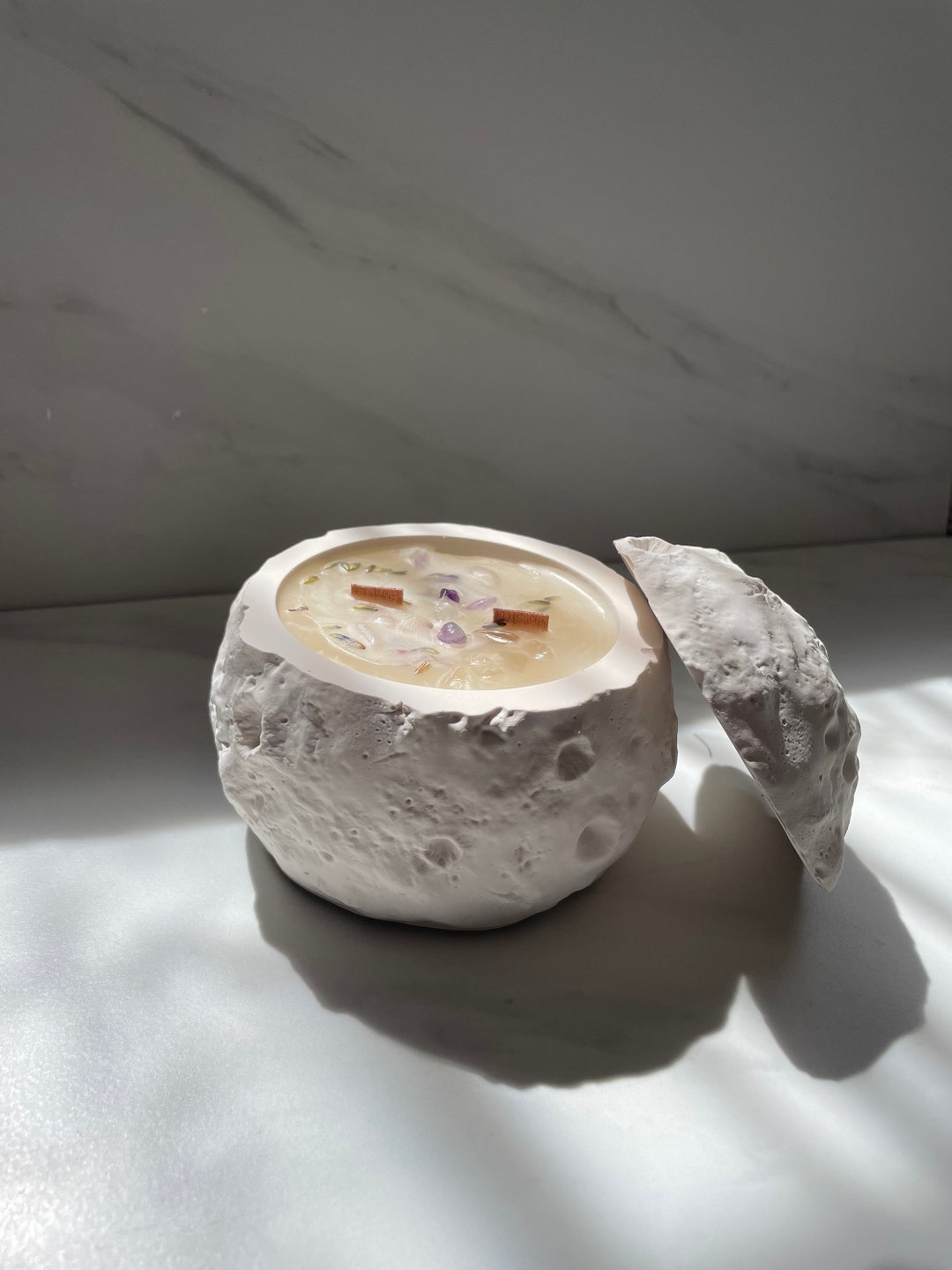 Full Moon Candle | Large Candle | Organic Candle | Full Moon Ritual ...