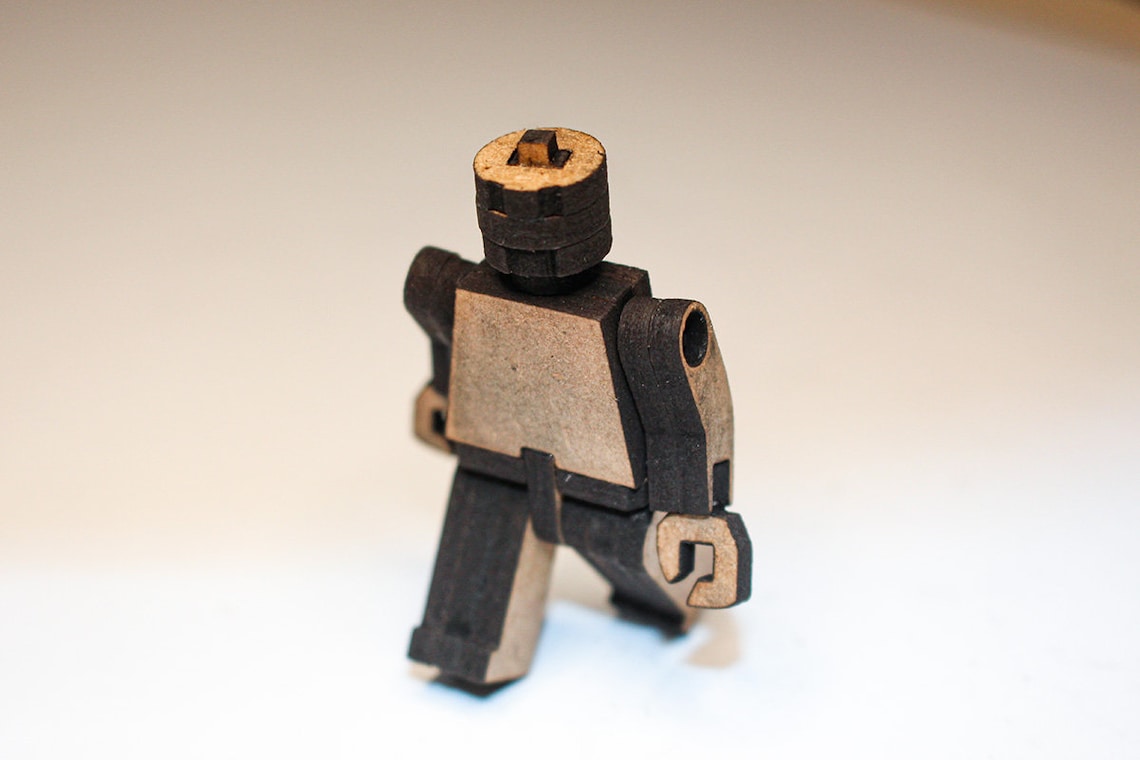 Wooden Mini Figure Toy DIY Laser Cut, Svg Dxf Ai File, Instant Download ...