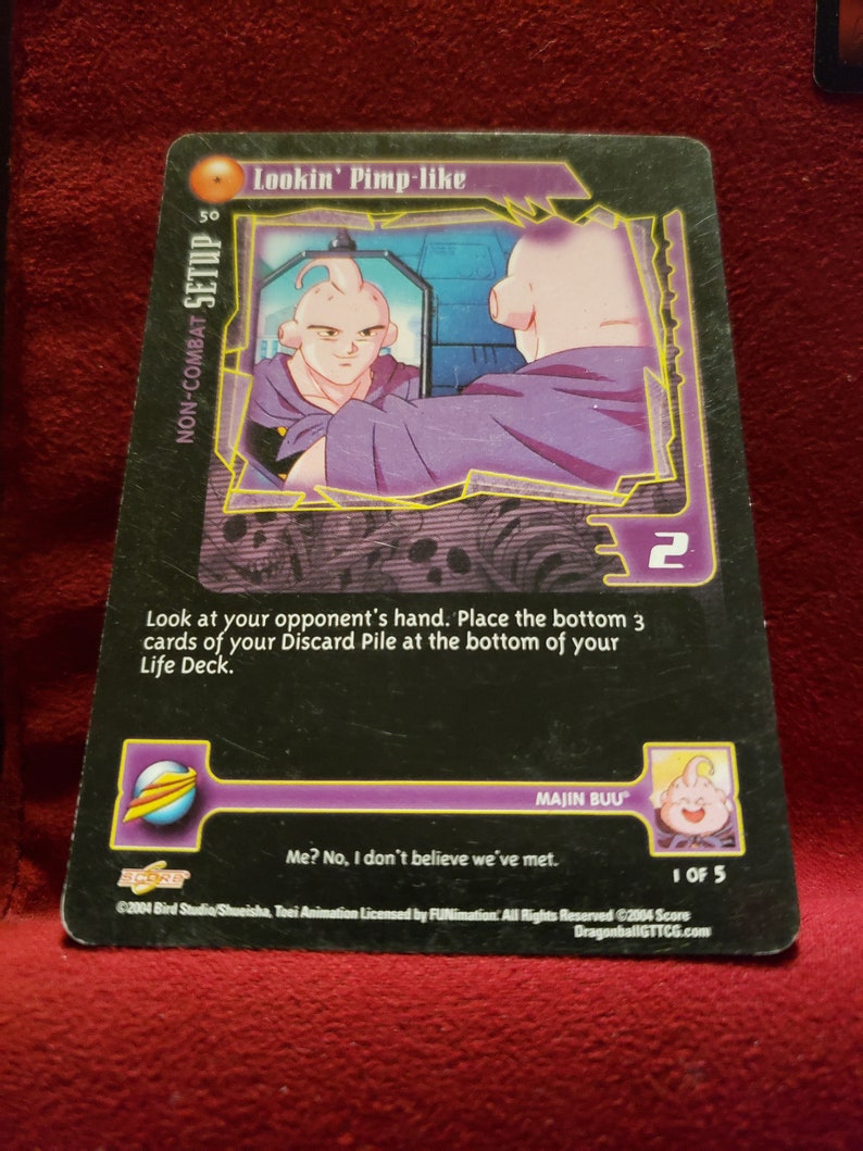 Dragon Ball Gt Trading Cards - Etsy