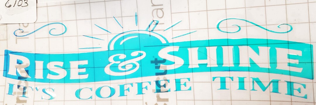 Holographic Rise & Shine Decal: Color Changing Vinyl Sticker - Etsy