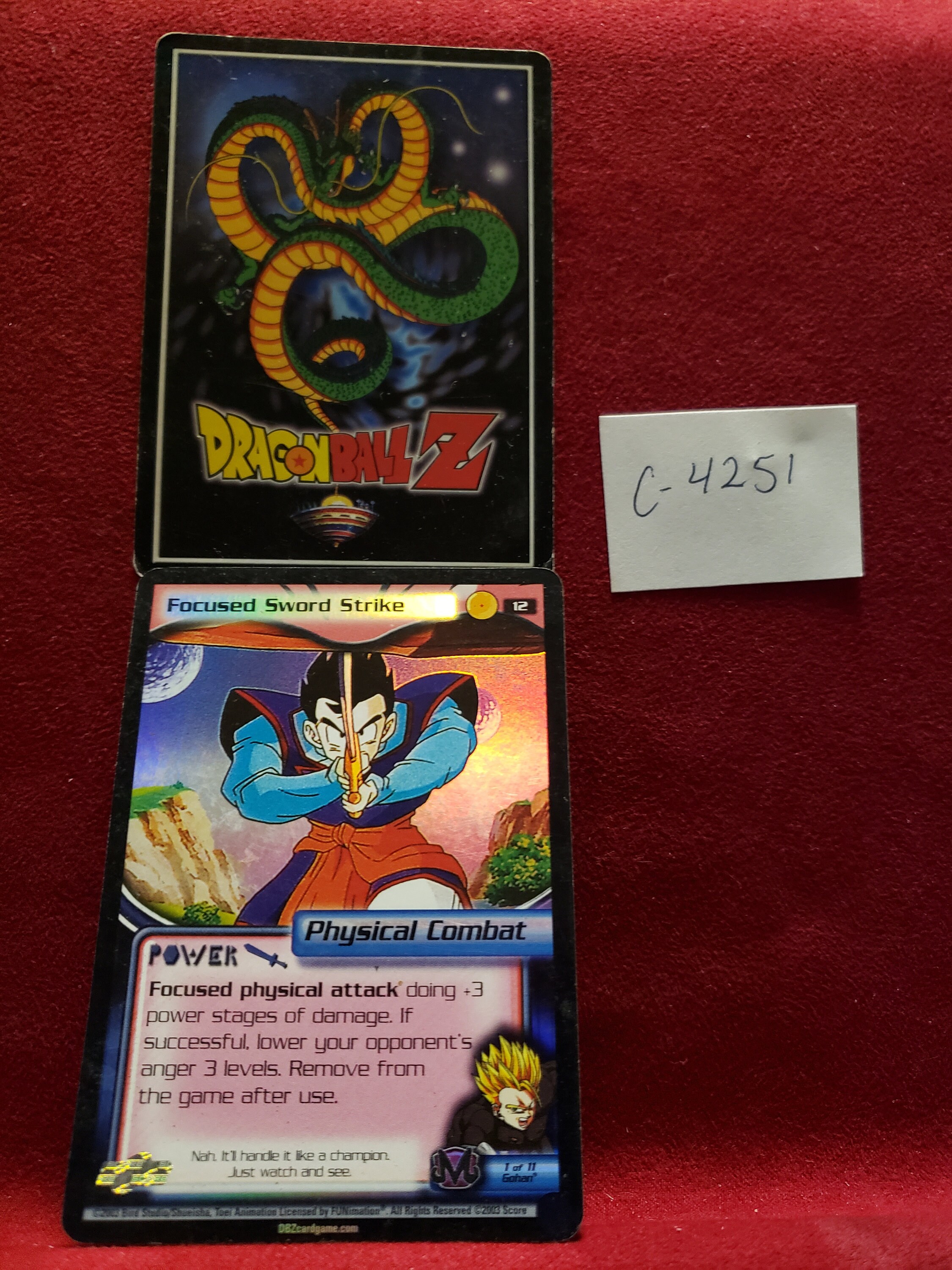 Dragon Ball Z Trading Cards - Etsy