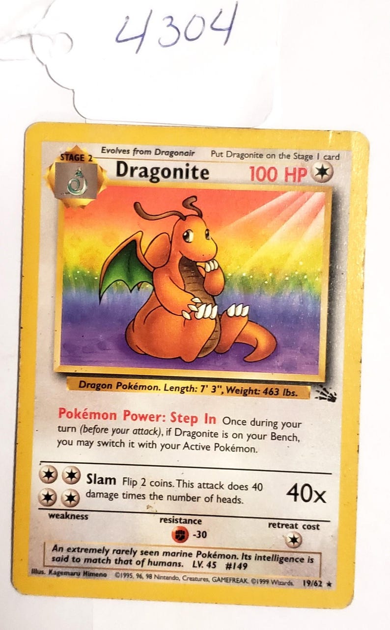 Pokémon Trading Cards - Etsy