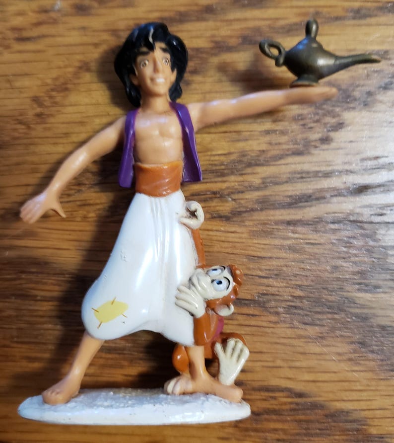 Aladdin and Abu, Aladdin Action Figure, Aladdin With Magic Lamp ...