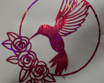 Hummingbird Vinyl Decal - Etsy