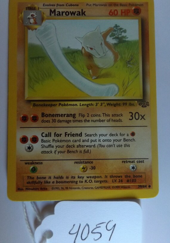 Marowak Pokemon Card