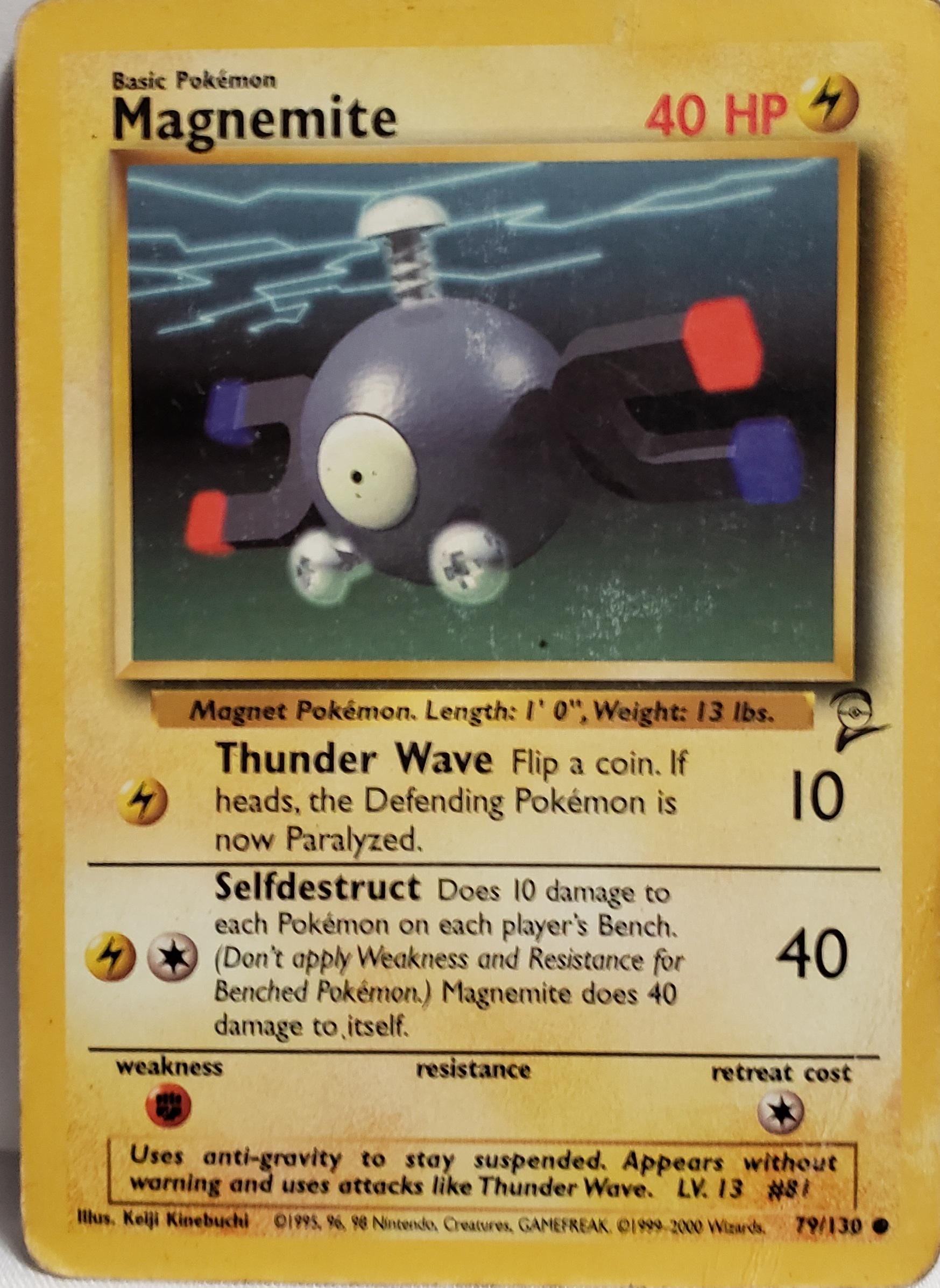 Magnemite Pokémon Trading Cards, Collectible Cards, Game Cards, Trading ...