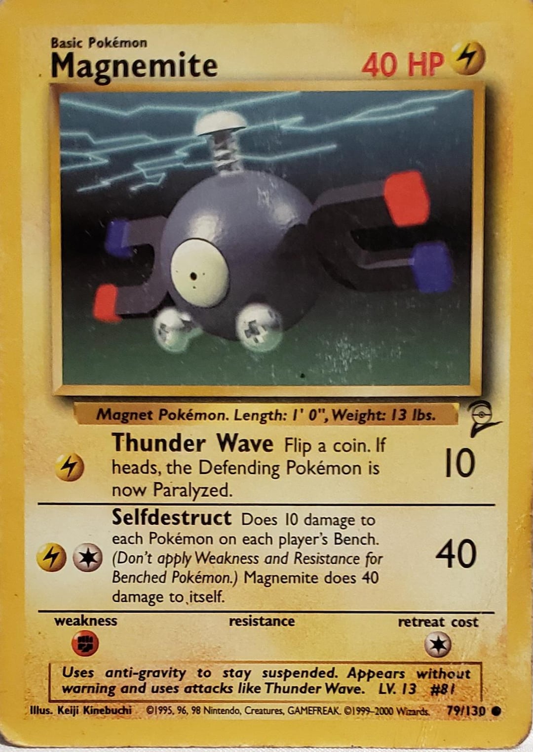 Magnemite Pokémon Trading Cards, Collectible Cards, Game Cards, Trading ...