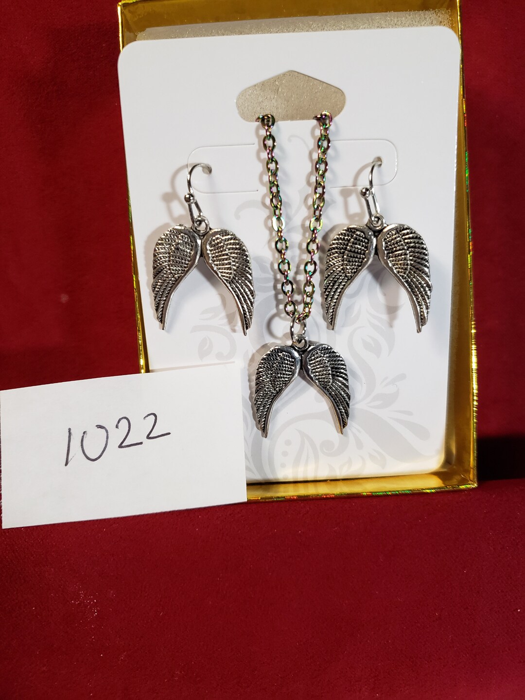 Angel Wings, Double Angel Wings, Necklace and Earring Sets, Angel Wings ...
