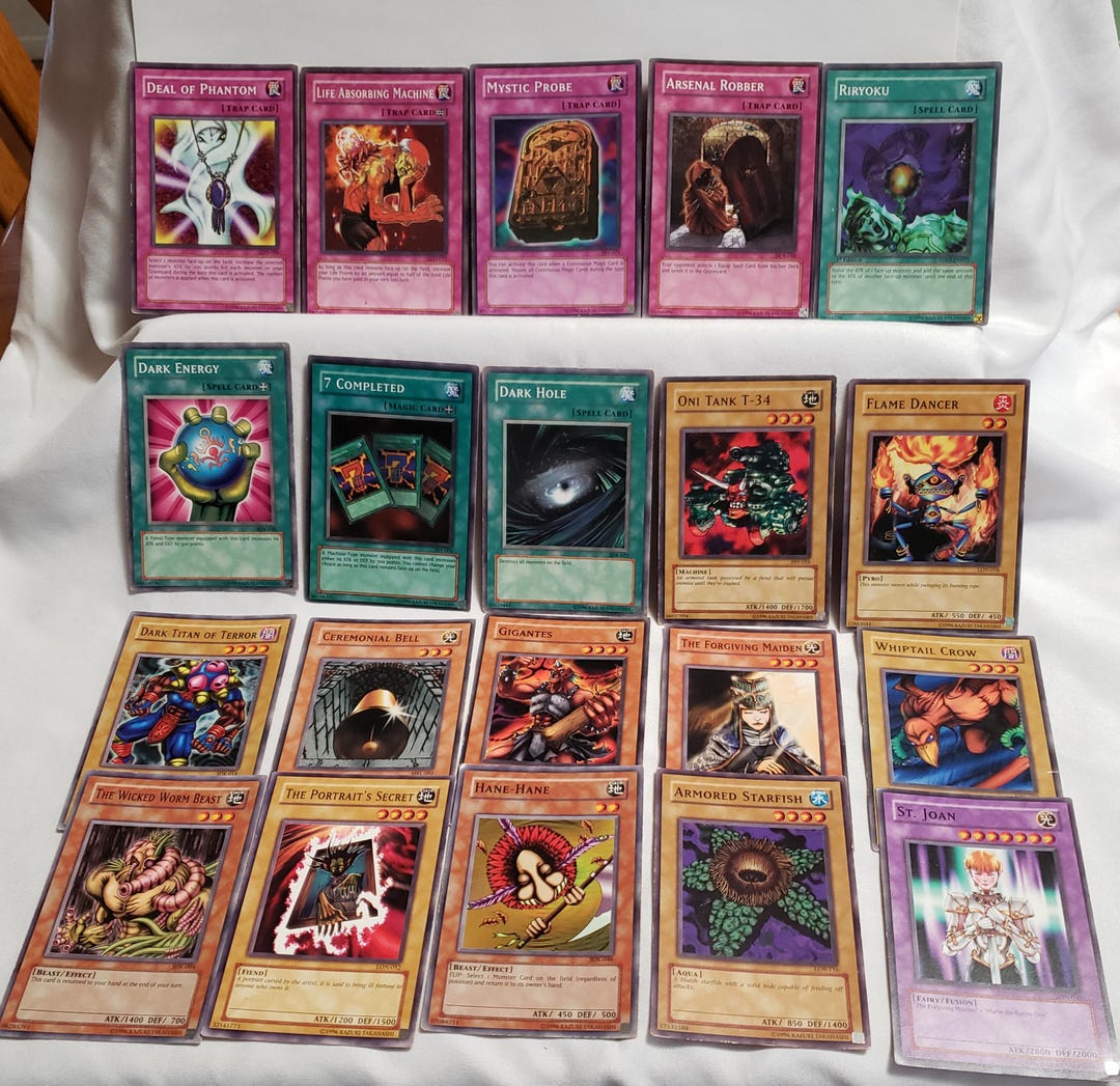 Yu-gi-oh Trading Cards, Collectible Cards, Game Cards, Trading Cards, Yu-gi-oh - Etsy