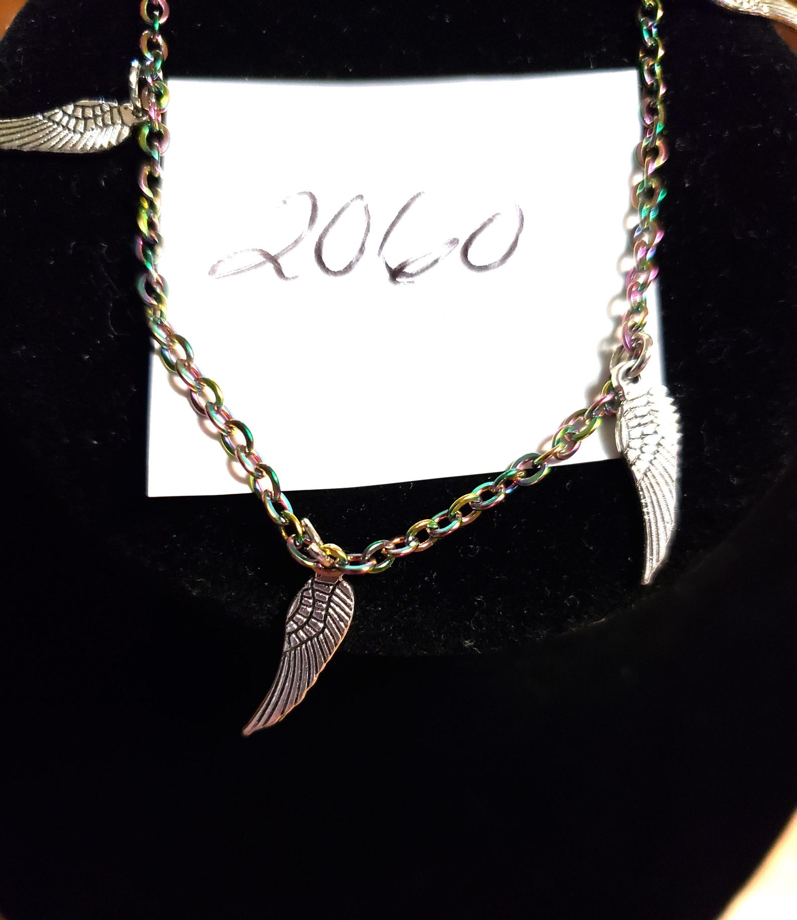 Angles Half Wing Charms, Angle Wing Bracelet/anklet, Rainbow Color ...