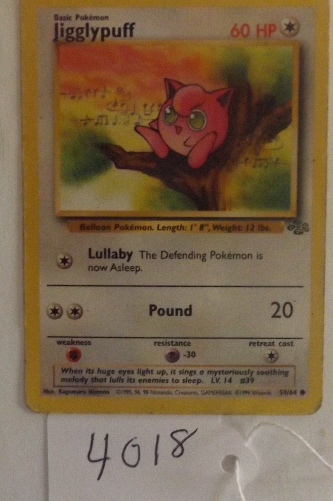 Jigglypuff Pokemon Card, Pokemon Trading Cards, Pokemon - Etsy