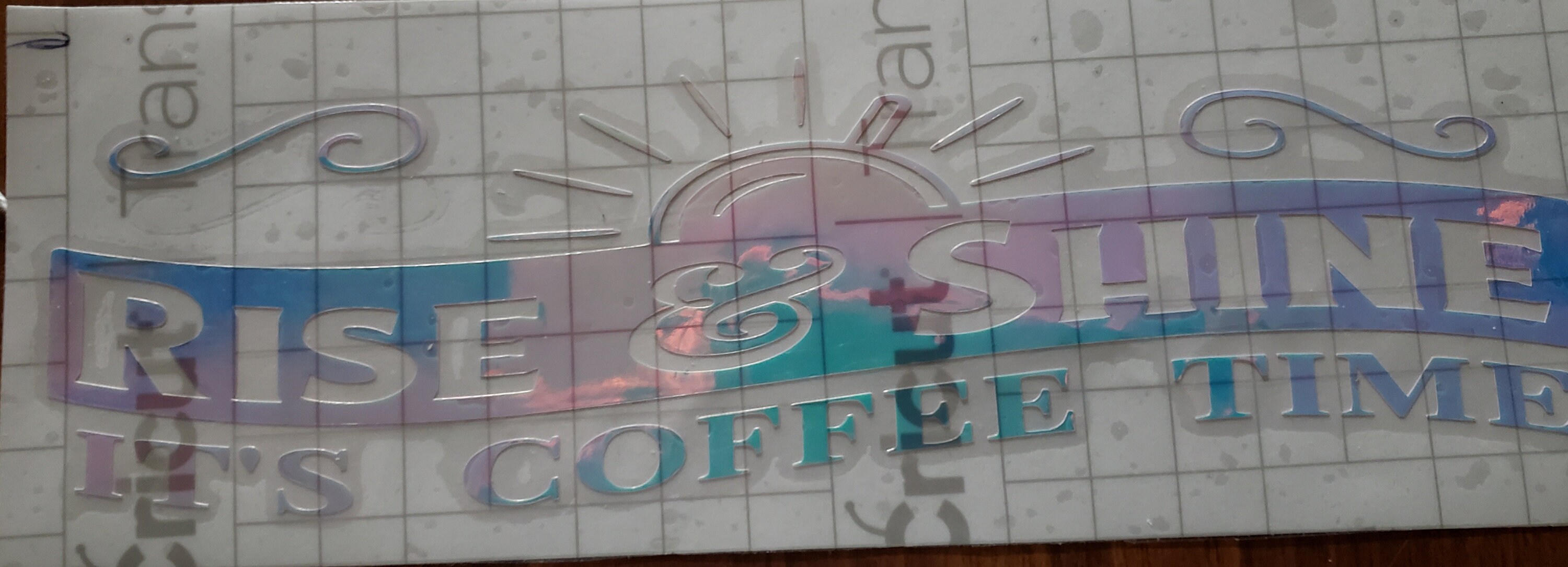 Holographic Rise & Shine Decal for Car Windows License - Etsy