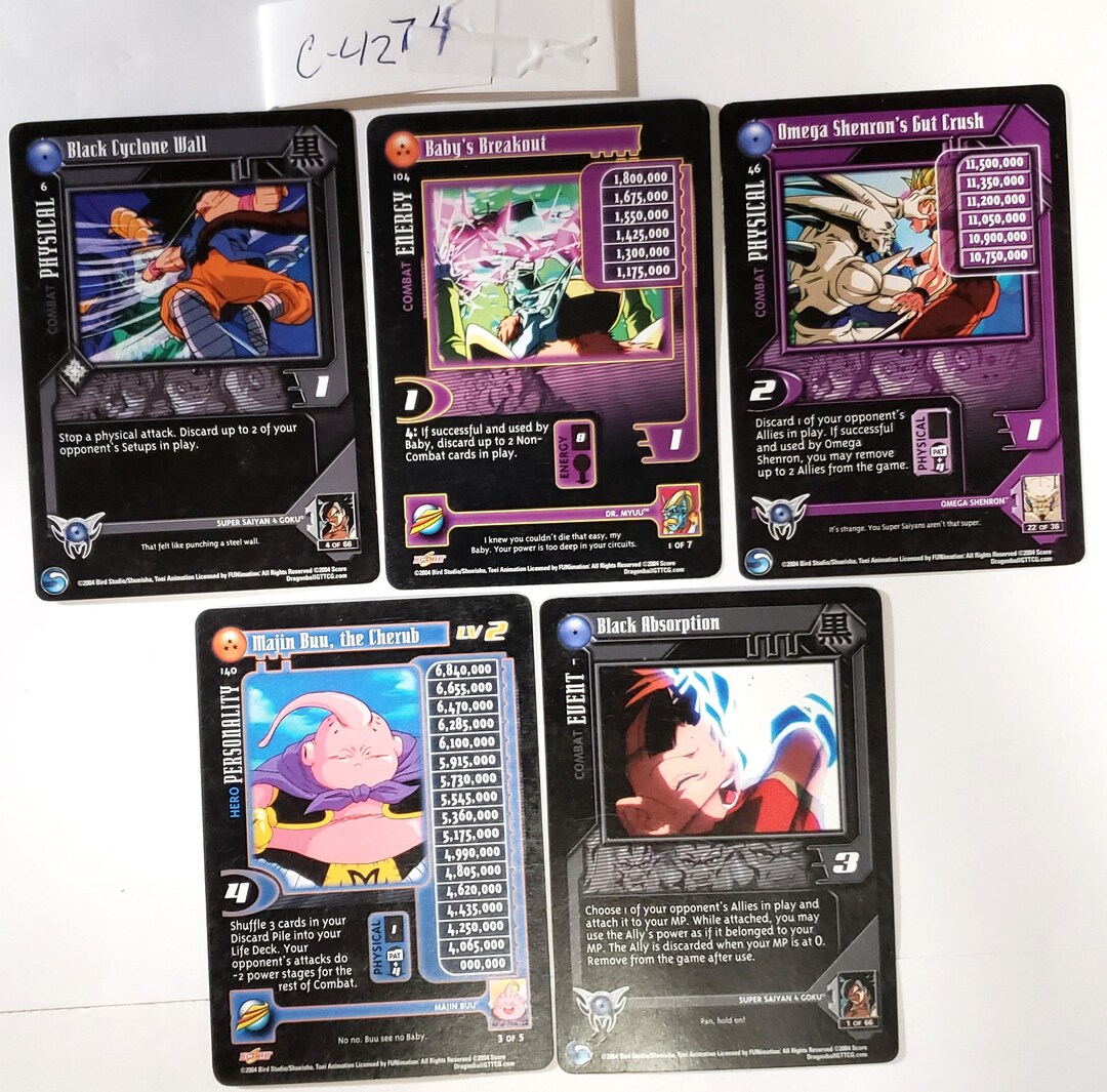 Dragon Ball Gt Trading Cards, Hero Collection Dragonball Z Trading ...