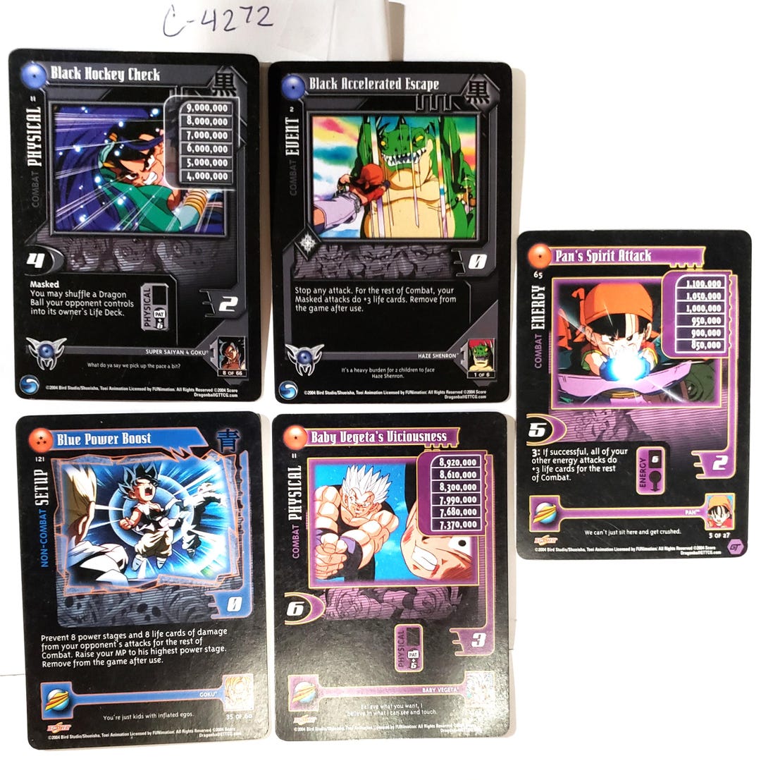 Dragon Ball Gt Trading Cards, Collection Dragonball Z Trading Cards ...