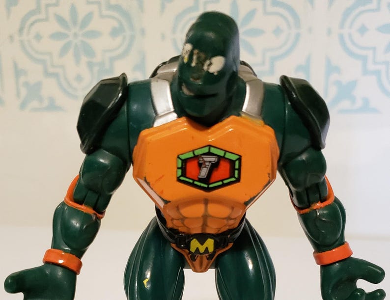 1994 Supermutant Michelangelo, TMNT Supermutants, TMNT Action Figure ...