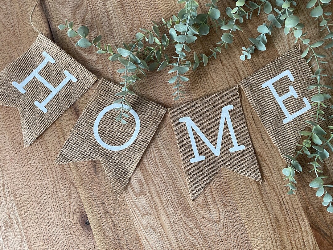 Cadena de banderines con las letras deseadas. - Etsy México