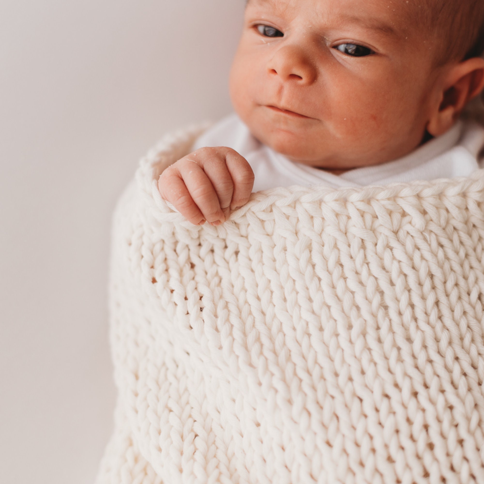Chunky Knit Newborn Cocoon Pattern: Easy Baby Bunting (PDF Pattern N ...