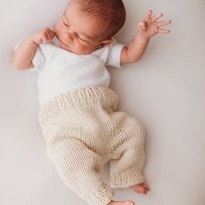 Knitting Pattern: Classic Newborn Baby Pants or Shorties Knit - Etsy UK