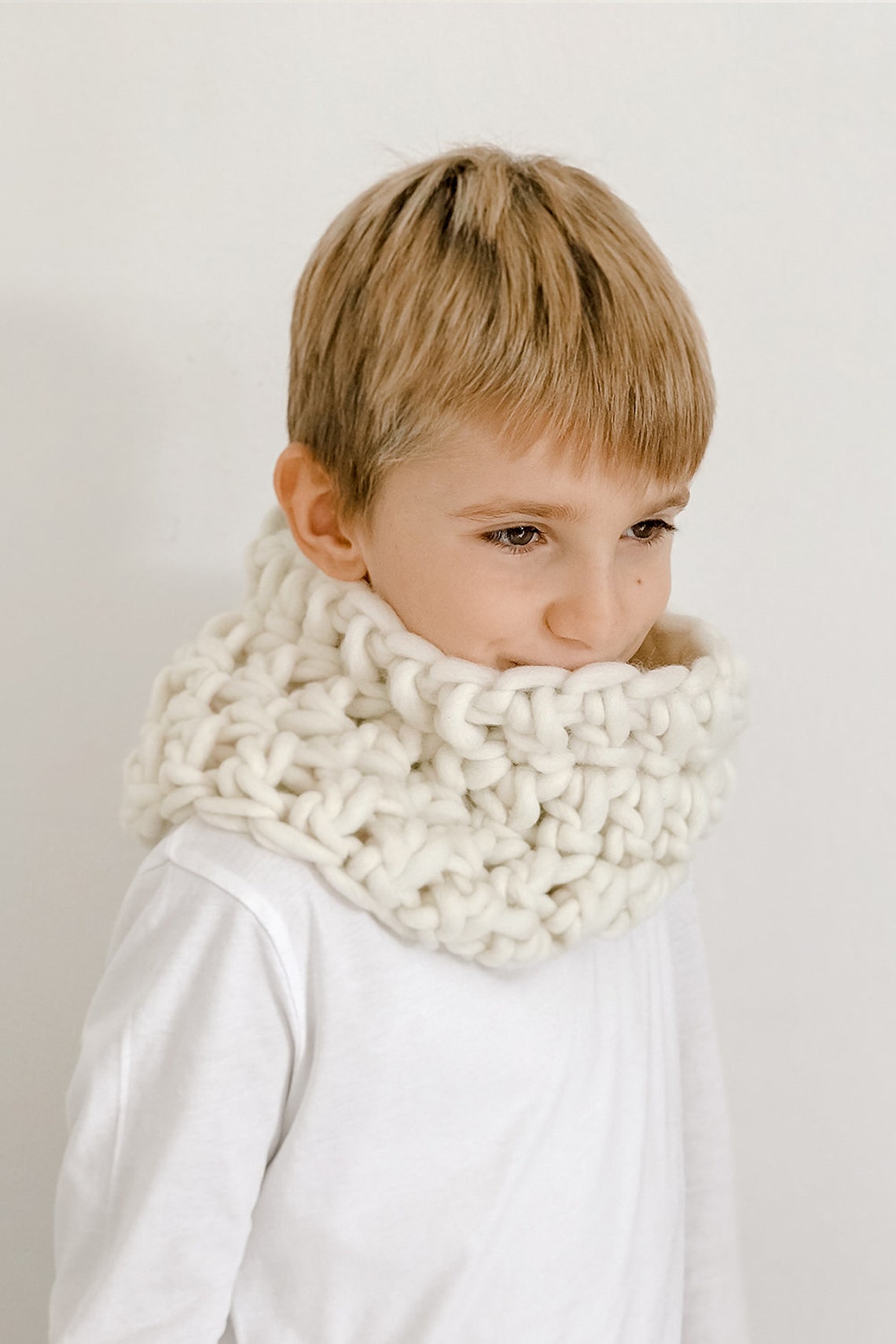Crochet Pattern: Oversized Chunky Snood, Crochet Cowl Pattern, One ...