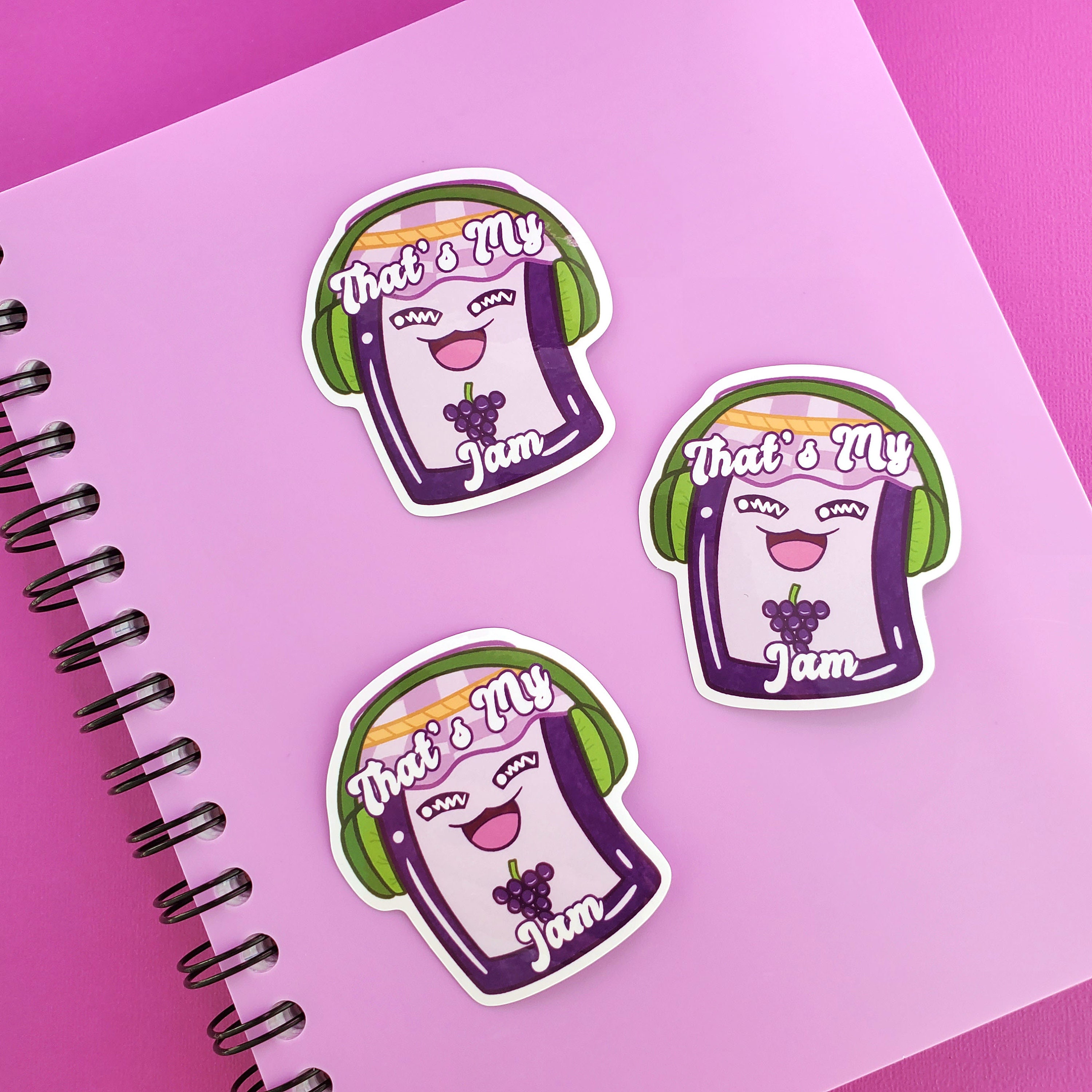 That's My Jam Sticker, Funny Sticker for Kids, 90s Stickers Gift, Music ...