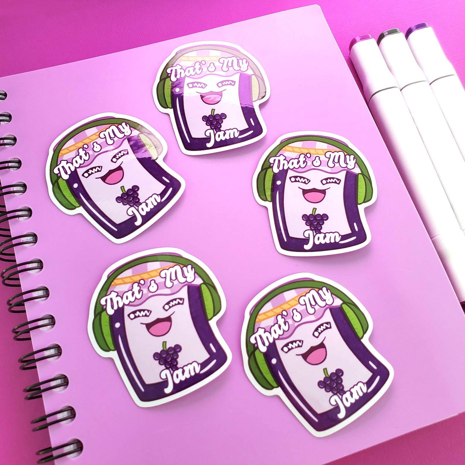 That's My Jam Sticker, Funny Sticker for Kids, 90s Stickers Gift, Music ...