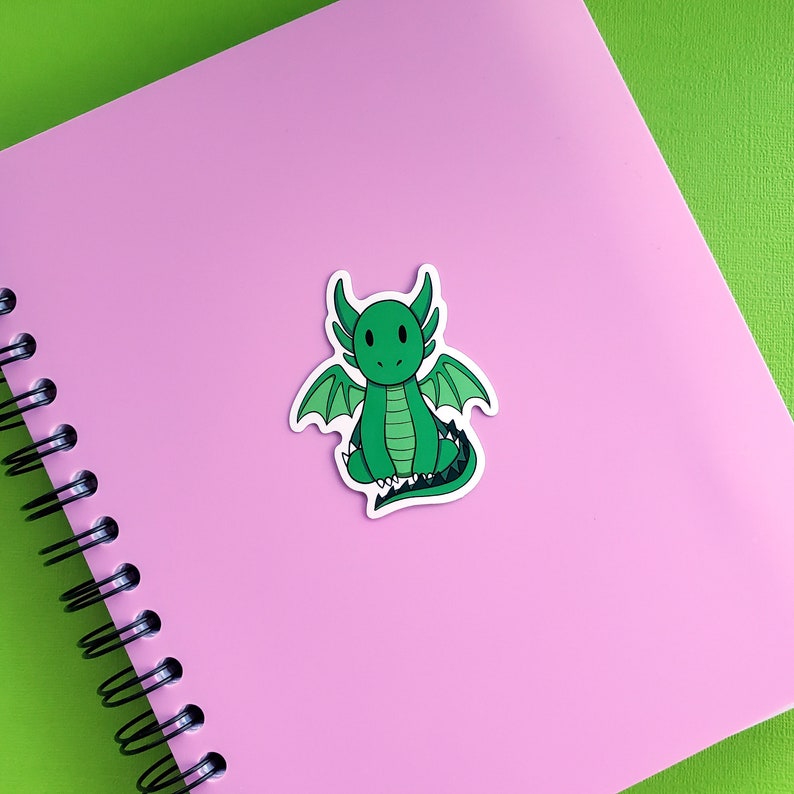 Whimsigothic Laptop Stickers Cute Dragon Sticker, Dragoncore Dragon ...