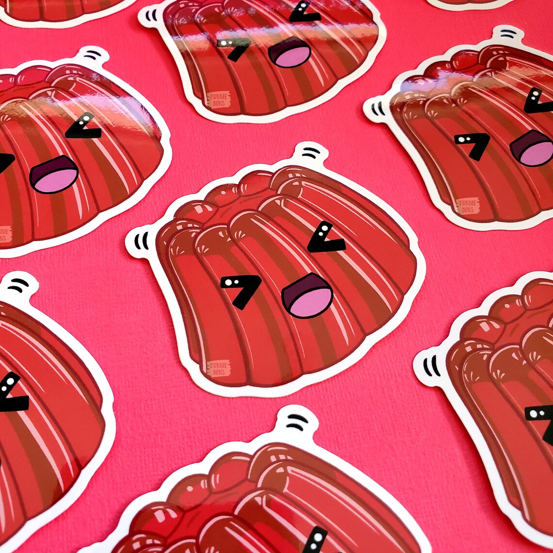 Red Jello Sticker, Funny Stickers for Kids, 80s Nostalgia Stickers ...