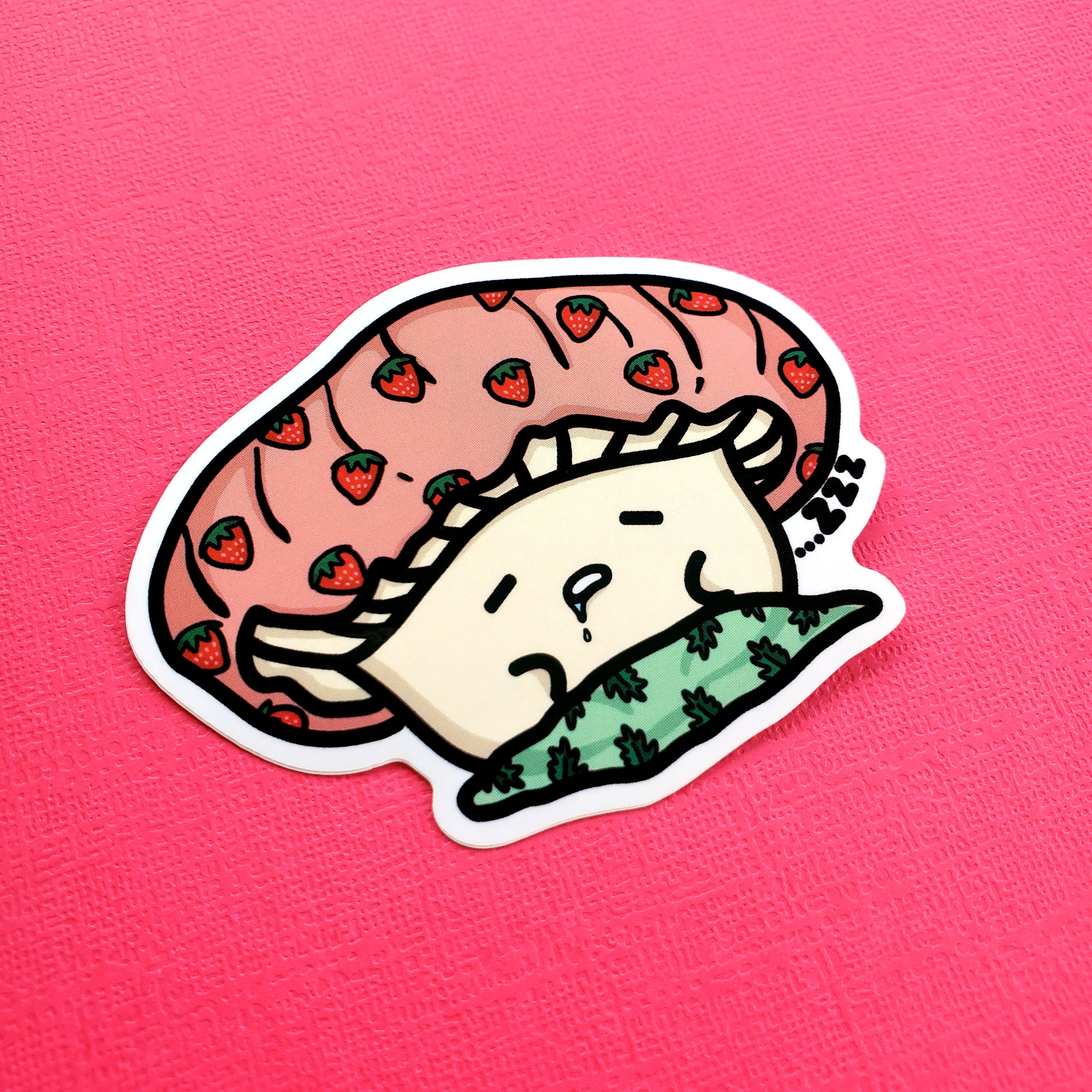 Strawberry Mushroom Sticker, Cottagecore Sticker, Kawaii Mushroom, Best ...