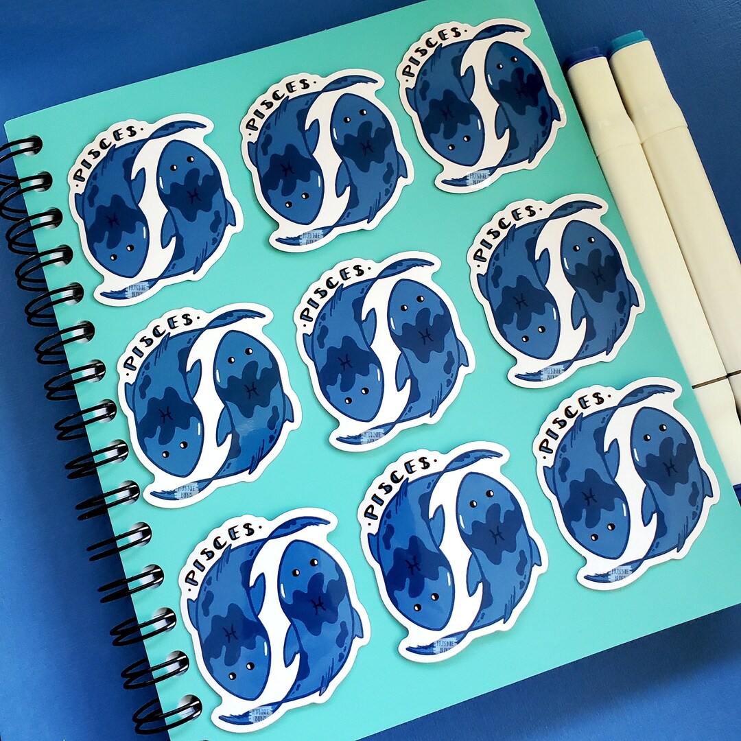 Pisces Sticker for Laptop, March Birthday Gifts for Daughter, Zodiac ...