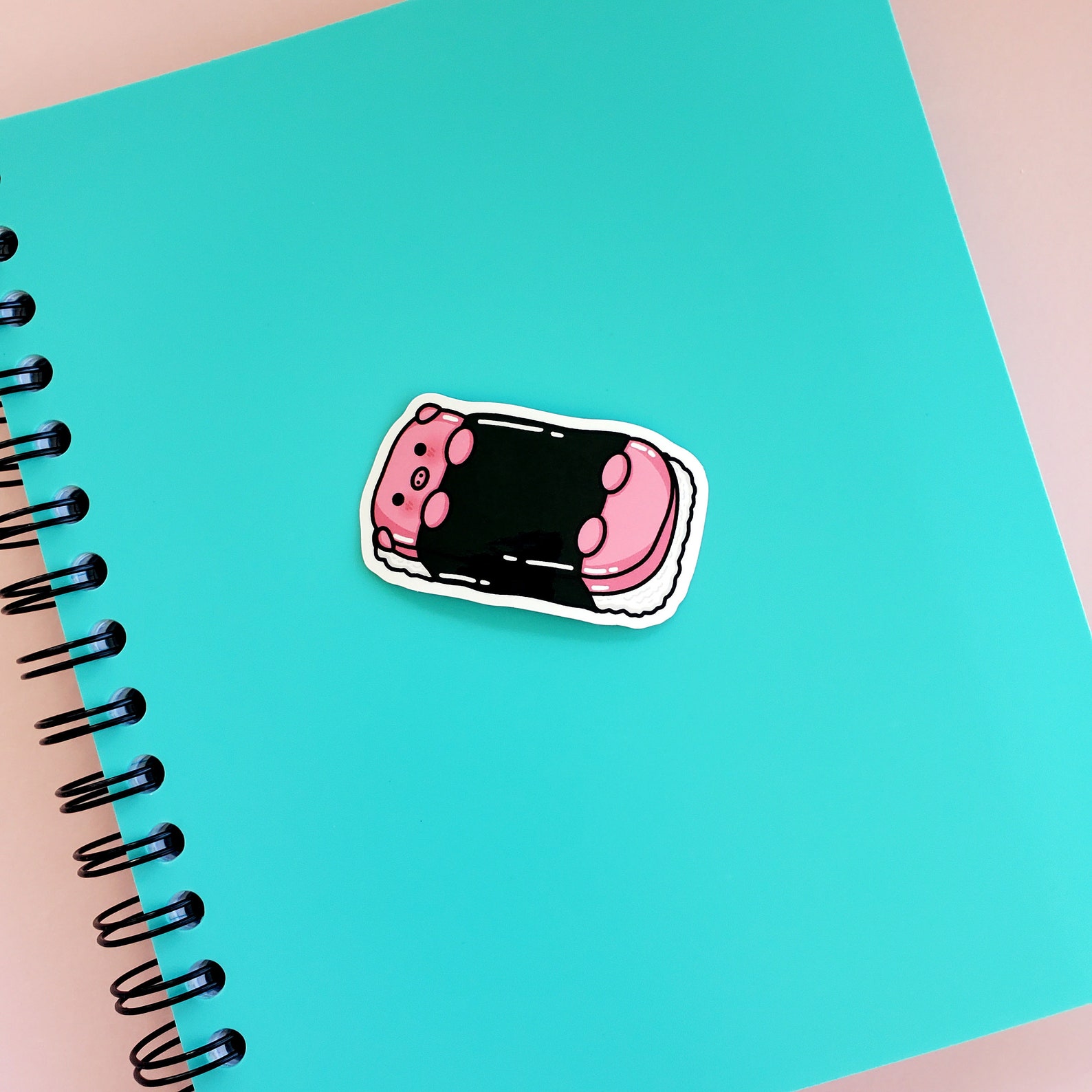 Musubi Sticker, Hawaiian Food Sticker, Kawaii Sushi, Cute Pig Sticker ...