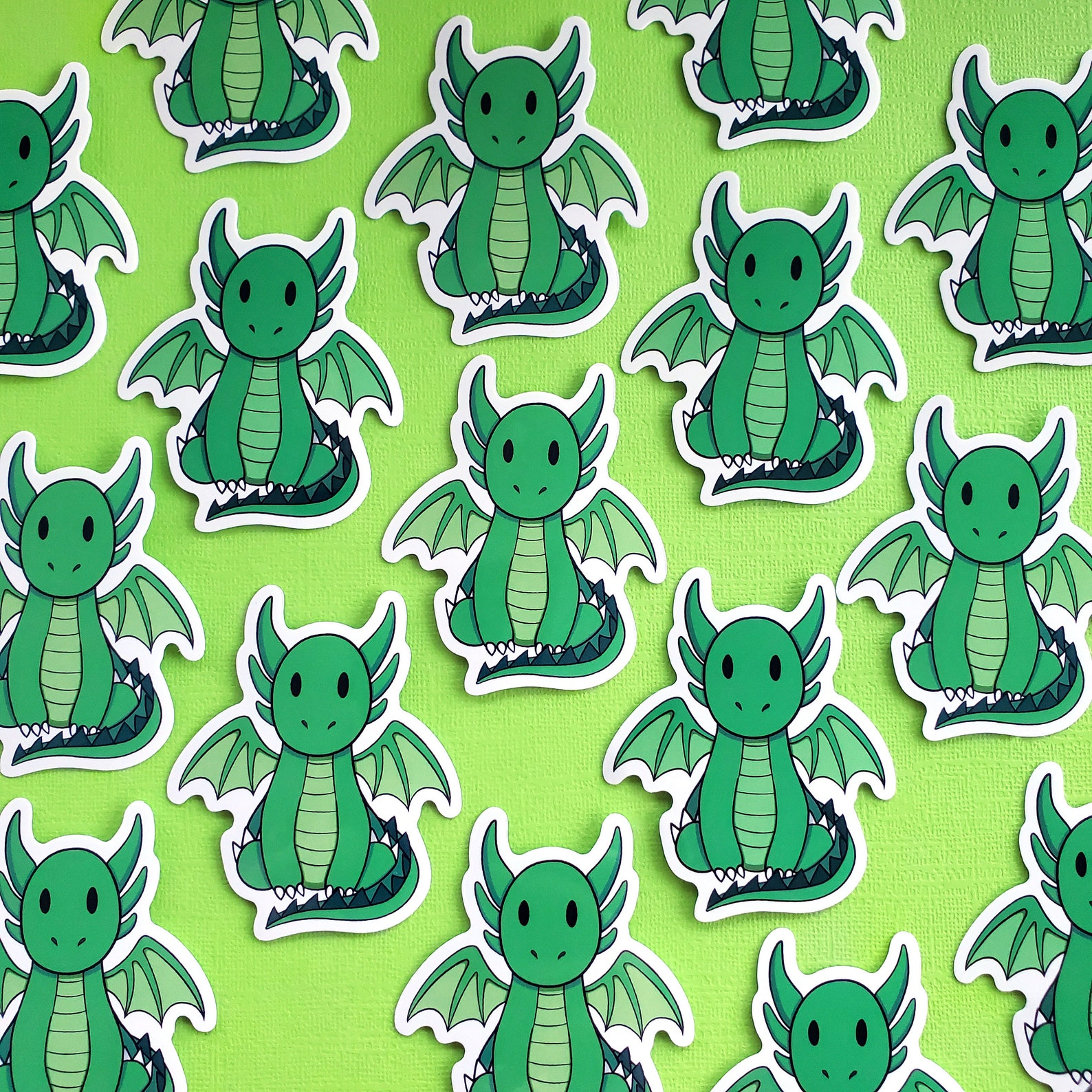 Whimsigothic Laptop Stickers Cute Dragon Sticker, Dragoncore Dragon ...