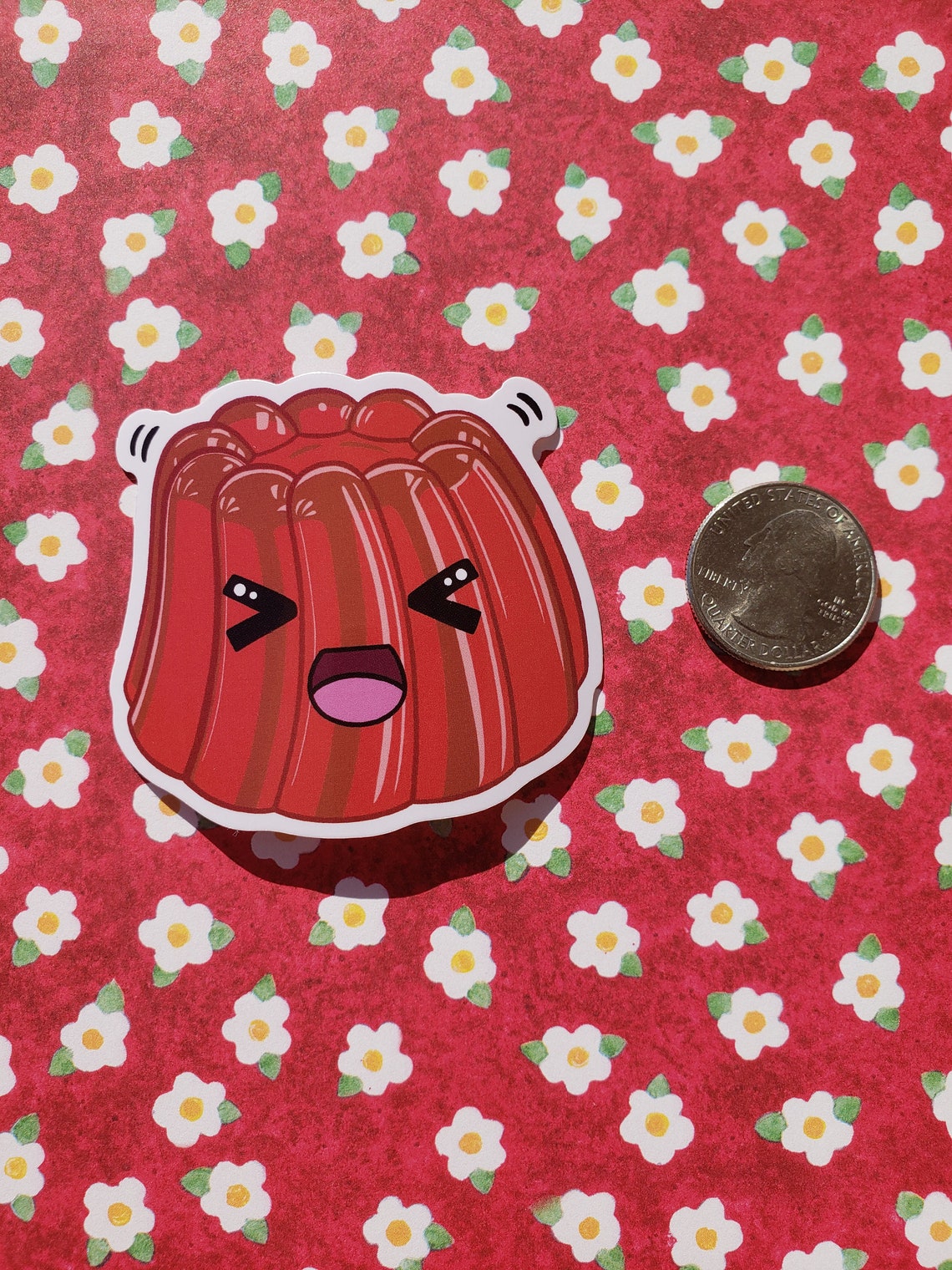 Red Jello Sticker Funny Stickers for Kids 80s Nostalgia | Etsy