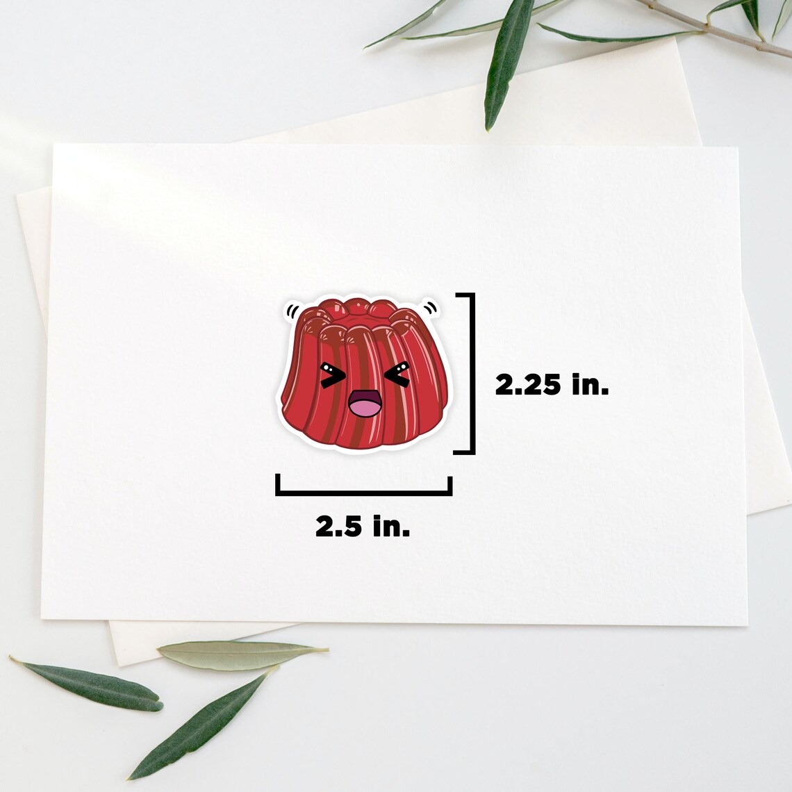 Red Jello Sticker, Funny Stickers for Kids, 80s Nostalgia Stickers ...