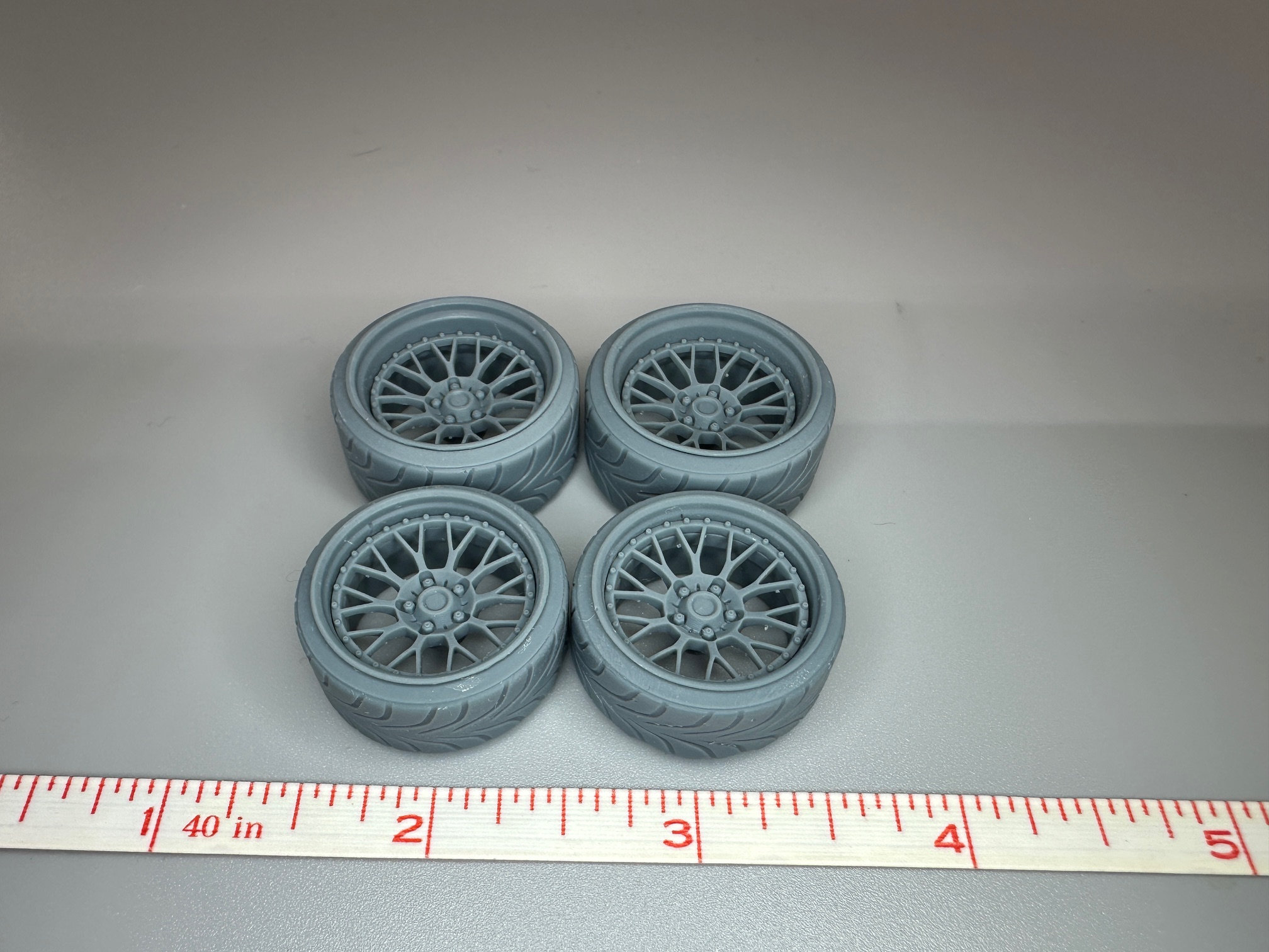 1/24 Scale SSR MS1 Style Wheels and Tires Resin - Etsy