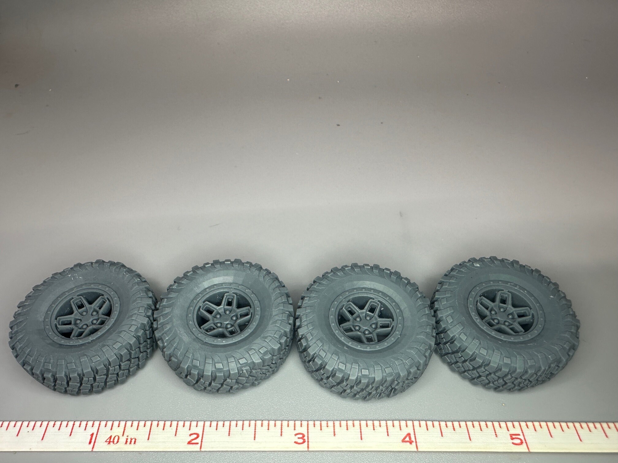 1/24 Scale 4x4 off Road TRD Style Wheels and Tires Resin - Etsy
