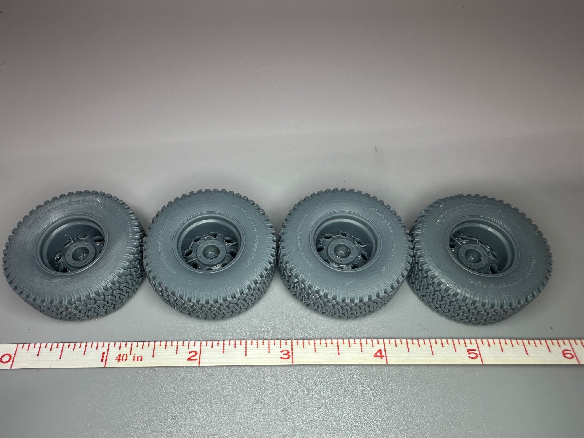 1/24 Scale 4x4 off Road Style Wheels and BFG Tires Resin - Etsy