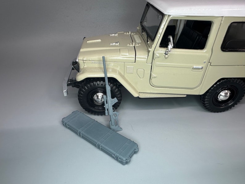 1/24 Scale Resin Rifle With Case - Etsy