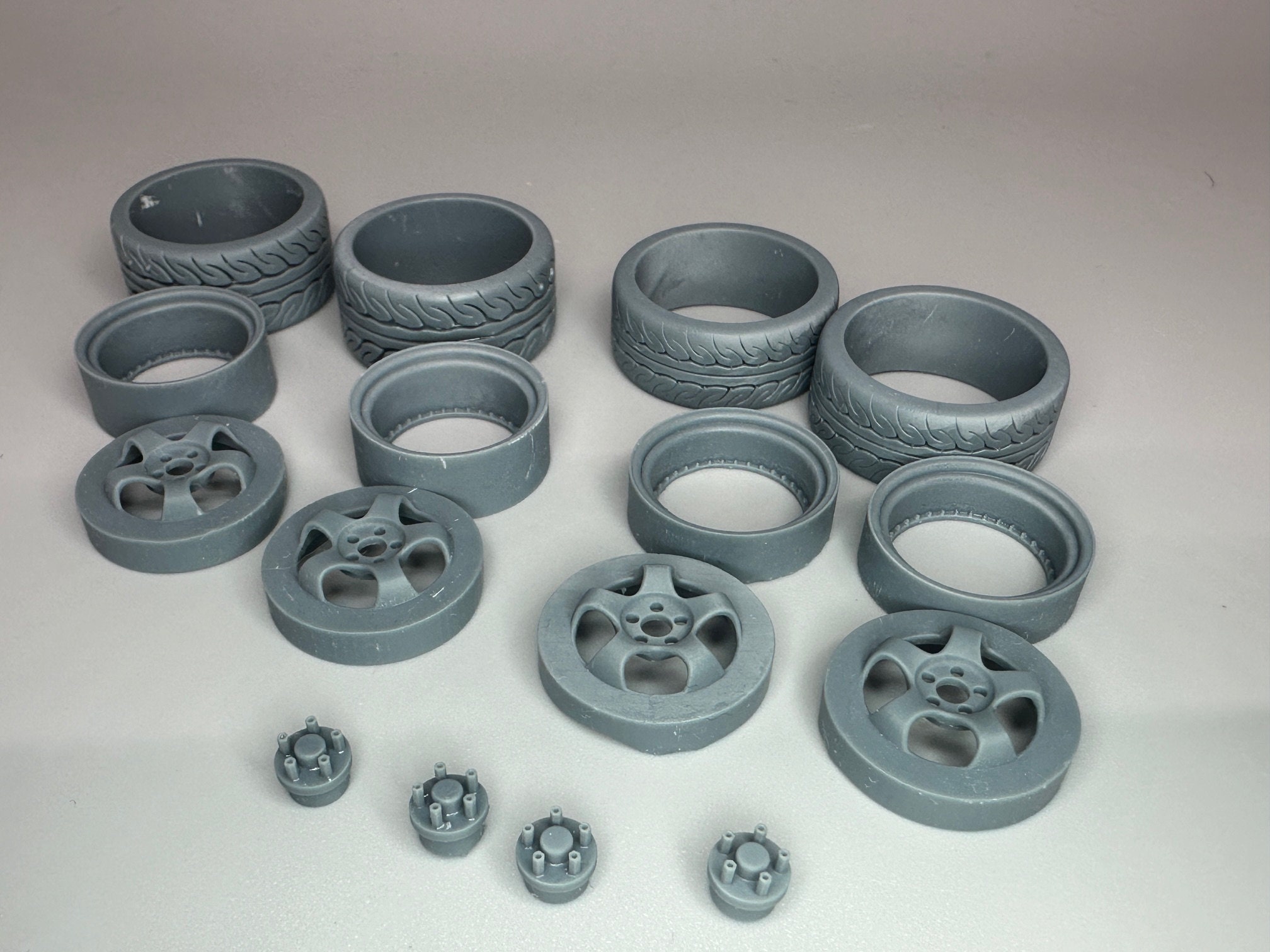 1/24 Scale Work Meister Deep Dish S1 Racing Wheels and Tires Resin - Etsy