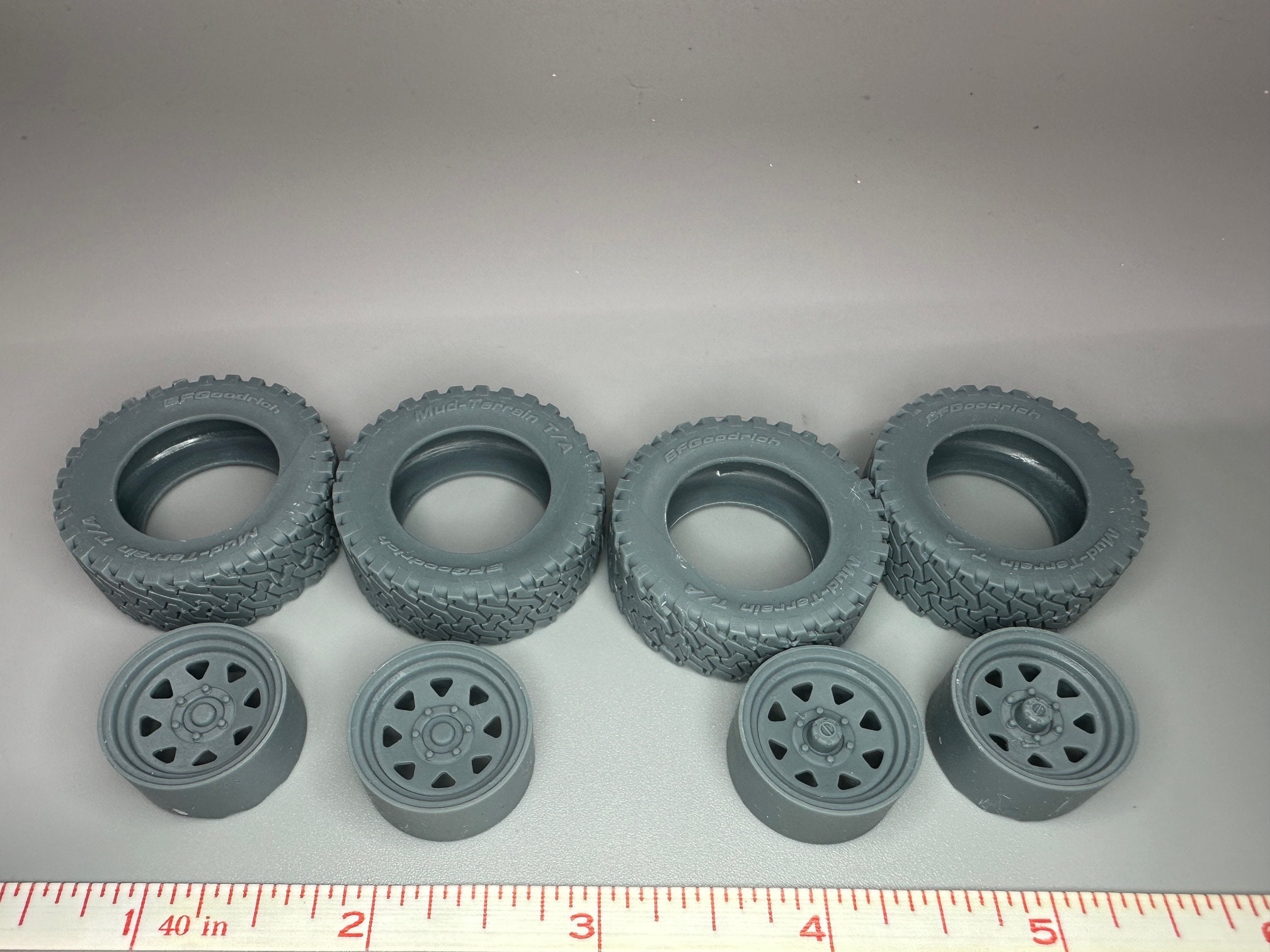 1/24 Scale 4x4 off Road Wheels and BFG Tires Resin - Etsy
