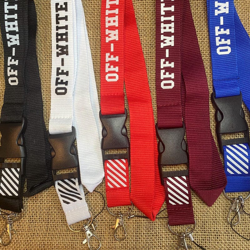 Off White Lanyard - Etsy