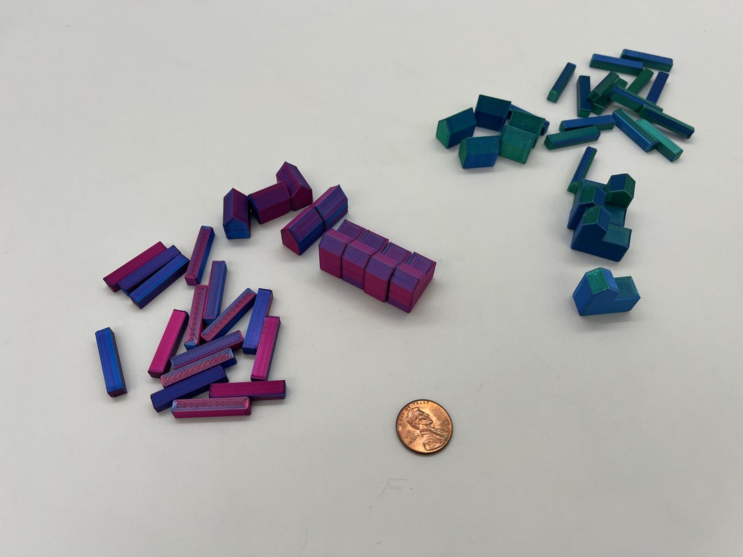 Special Colors Individual Sets Catan Settlers Alternate Color Player ...