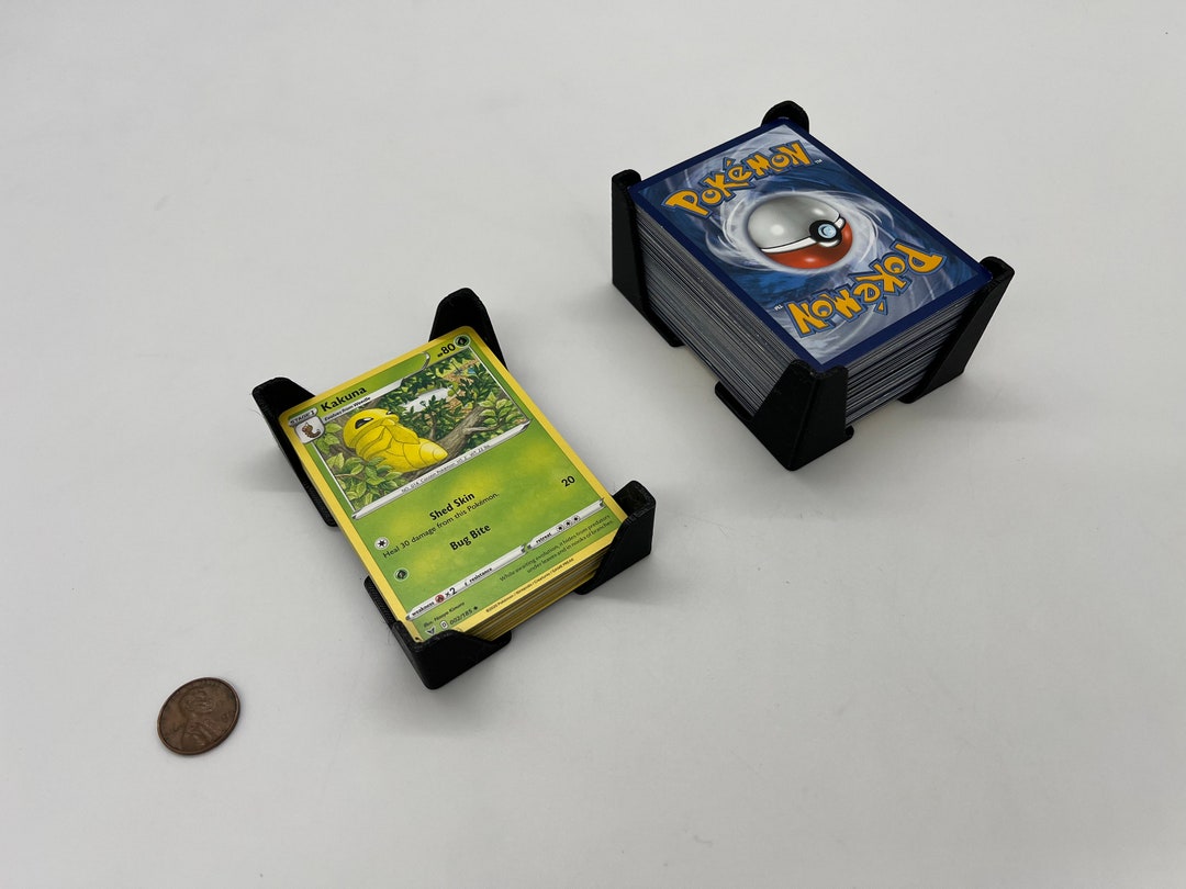 Playing Card Draw and Discard Tray Set Collectible Card Holder Case ...