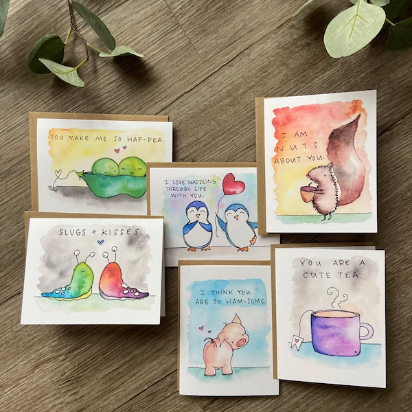 Cute Love Card - Etsy