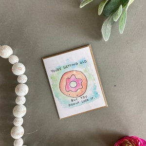 Punny Birthday Cards - Funny Birthday Set - 6 or 12 Pack Watercolor ...