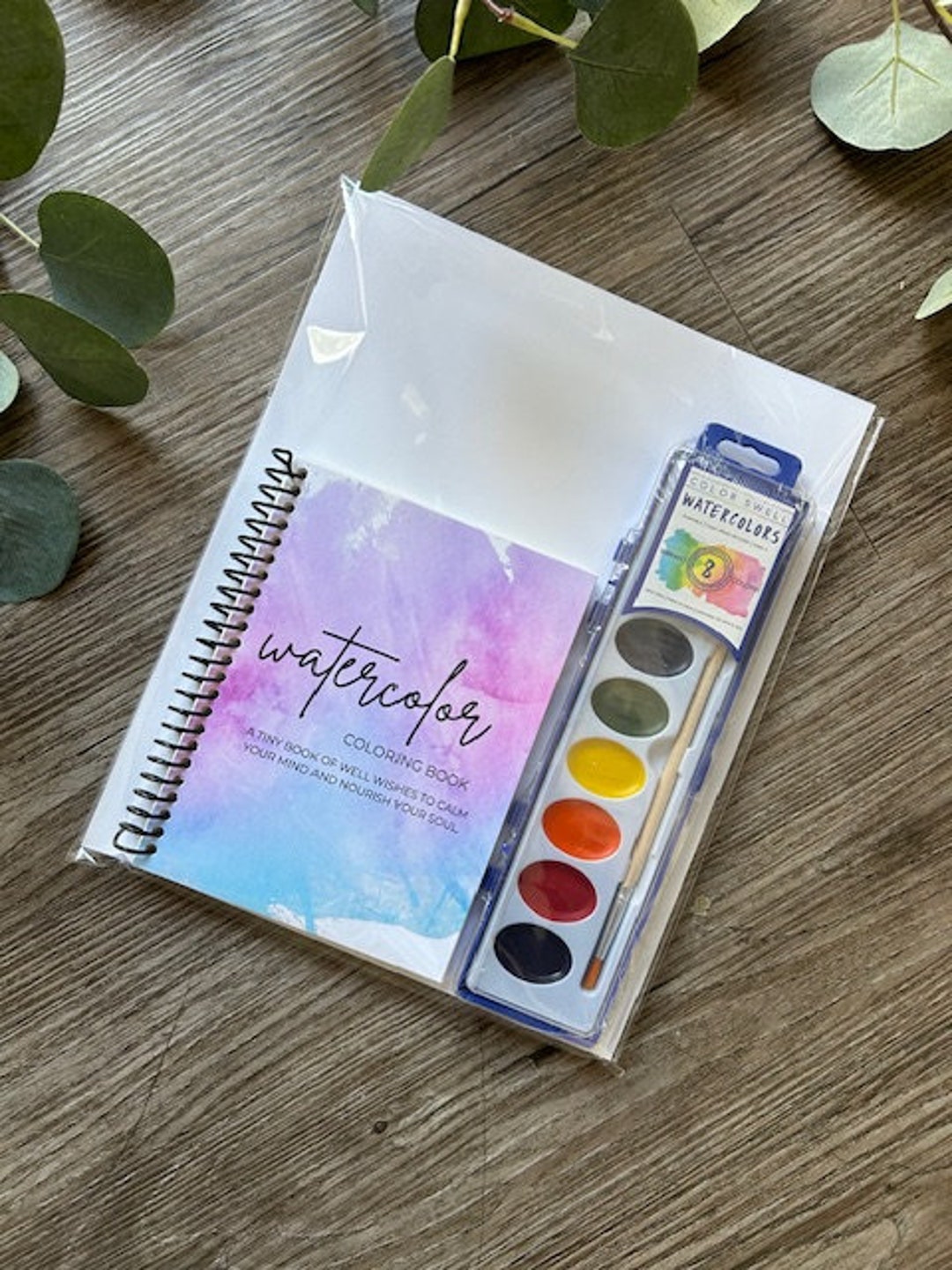 Watercolor Coloring Book - Coloring Book - Watercolor Book - Etsy