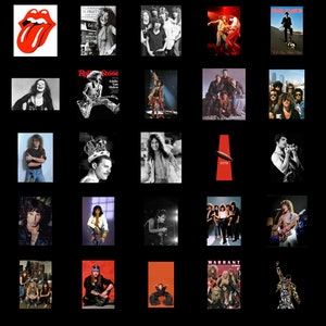 Music Rock Band Aesthetic Wall Collage Kit 180+pcs Printable - Etsy