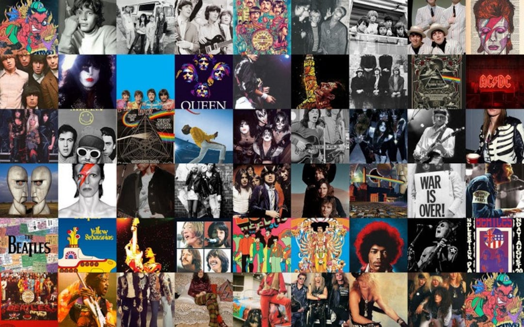 Rock N Roll Collage