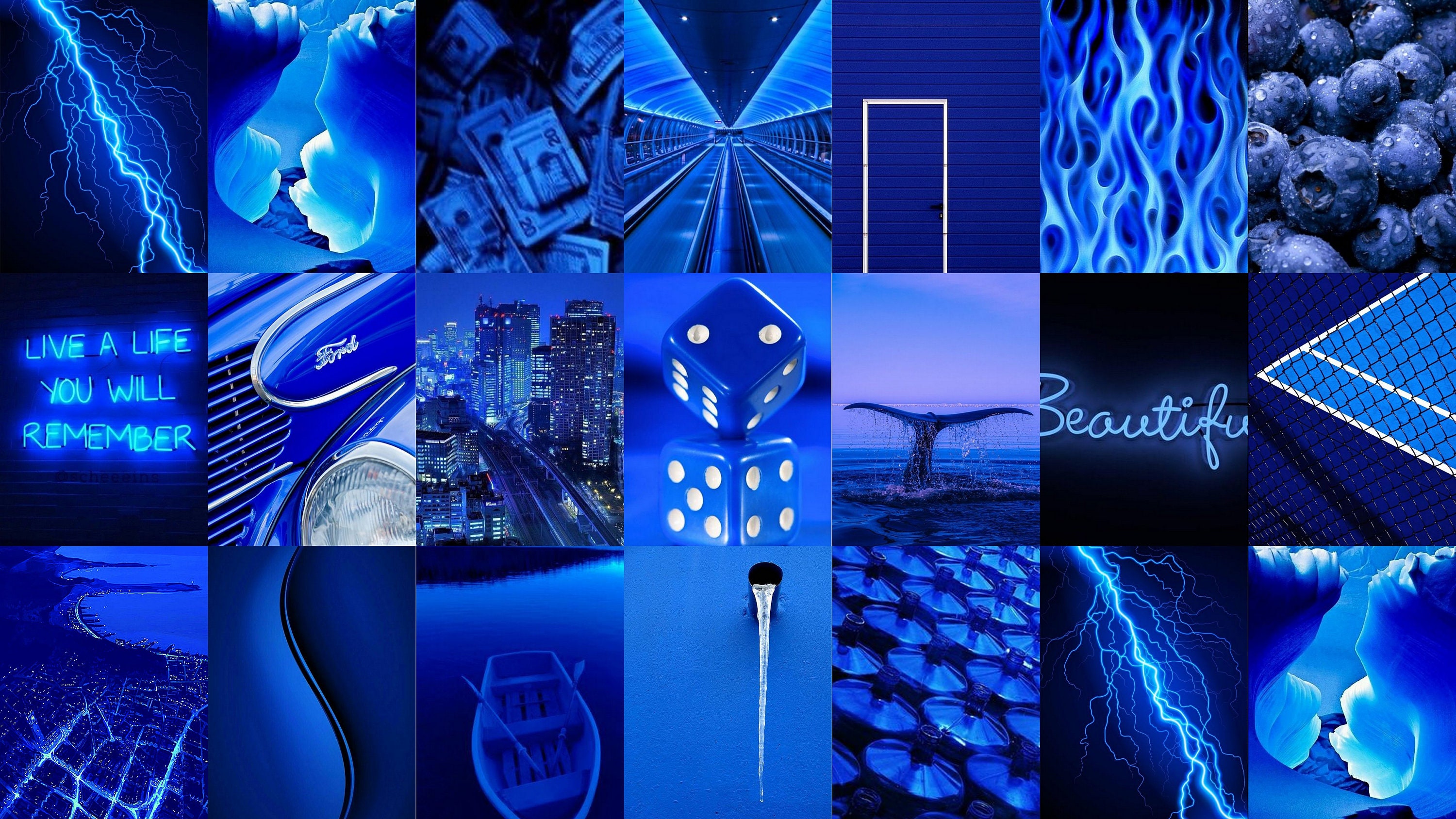 Rainbow Colors Aesthetic Wall Collage Kit 110pcs Printable Arc-en-ciel ...