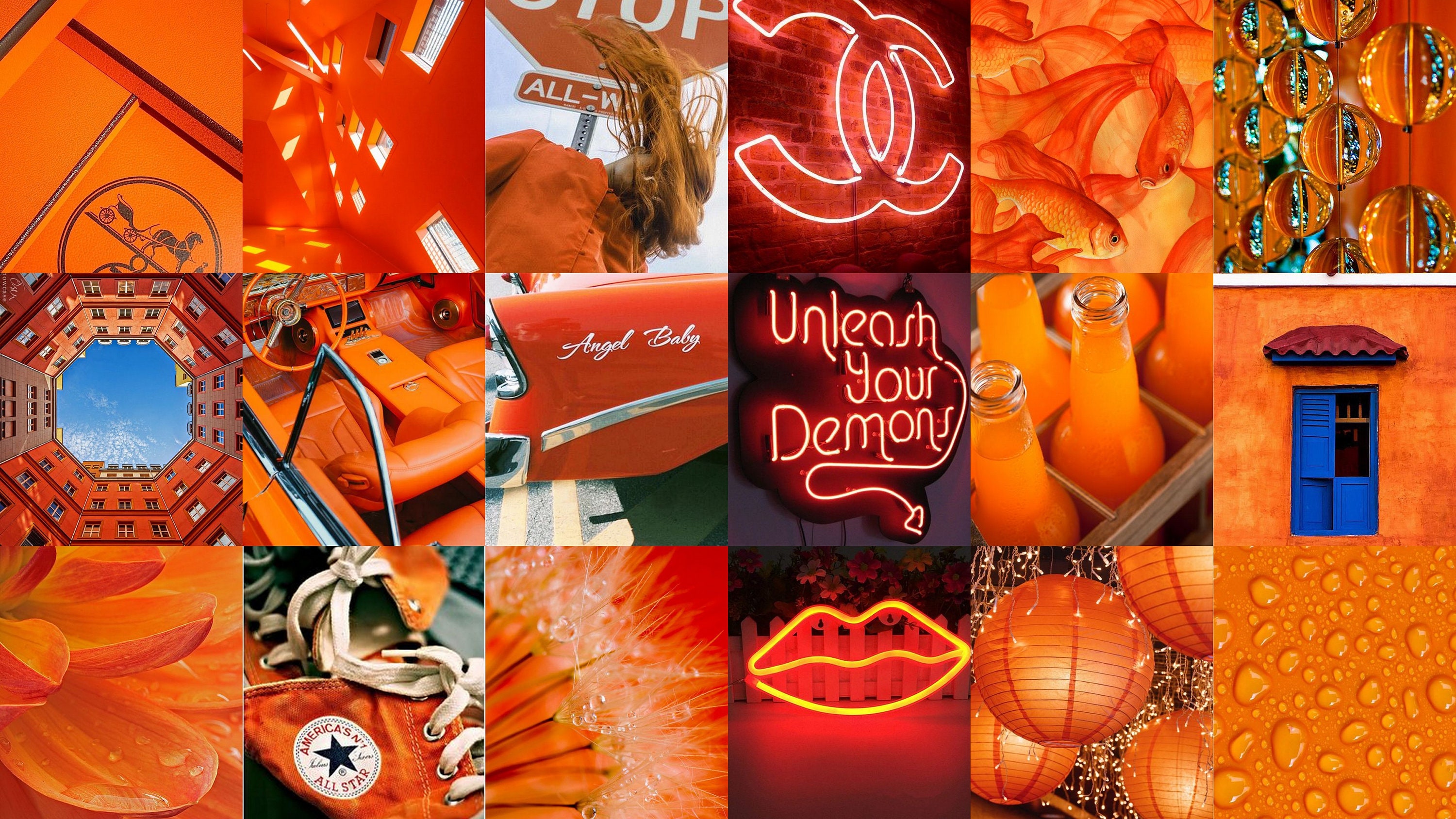 Rainbow Colors Aesthetic Wall Collage Kit 110pcs Printable Arc-en-ciel ...